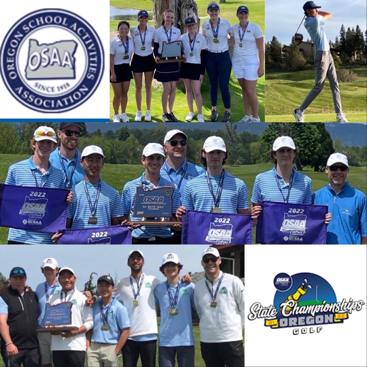 📓Final: Oregon High School Golf State Championships conclude with team ...