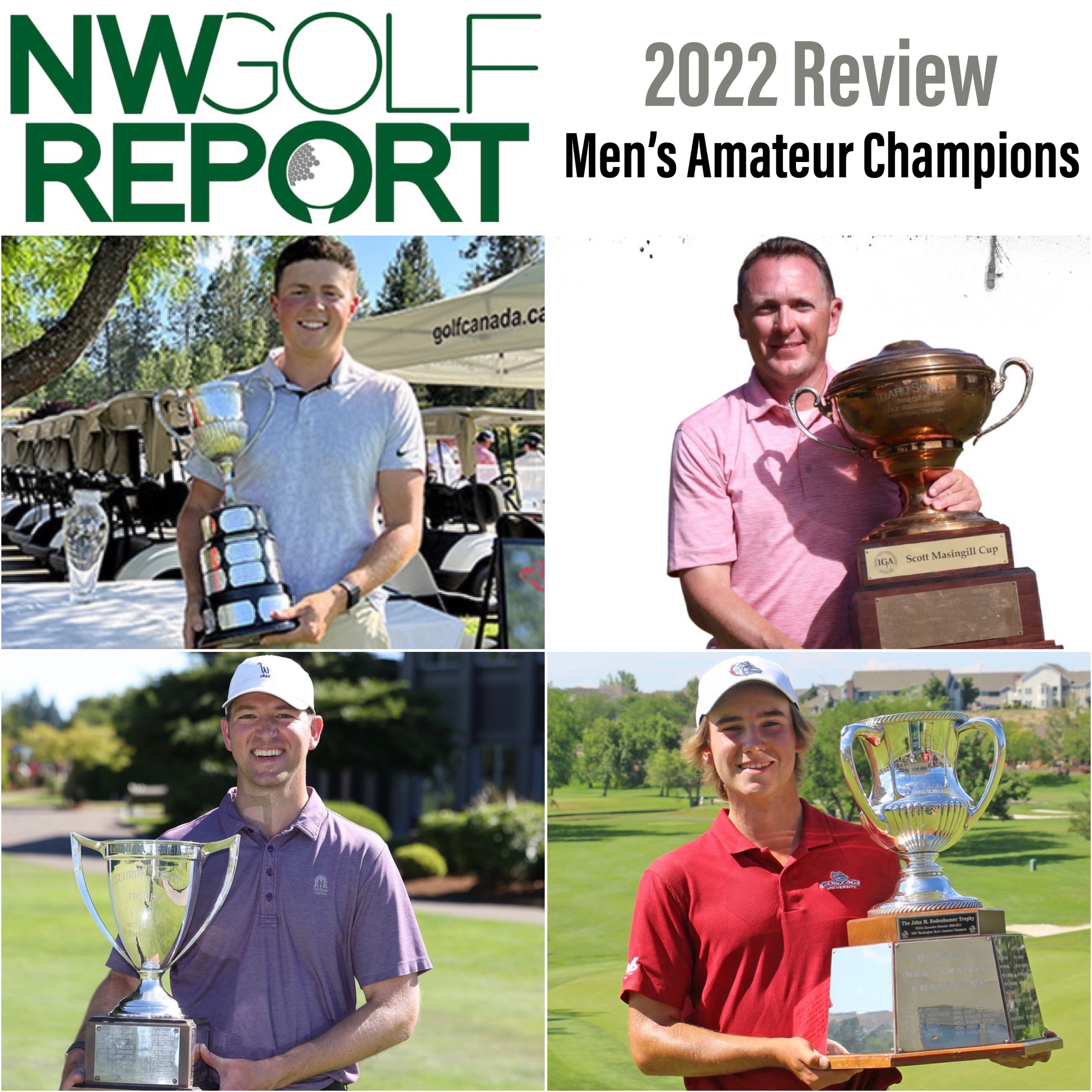 🗓2022 NW Golf Report Review: Men's Amateur Champions of the NW - NW ...