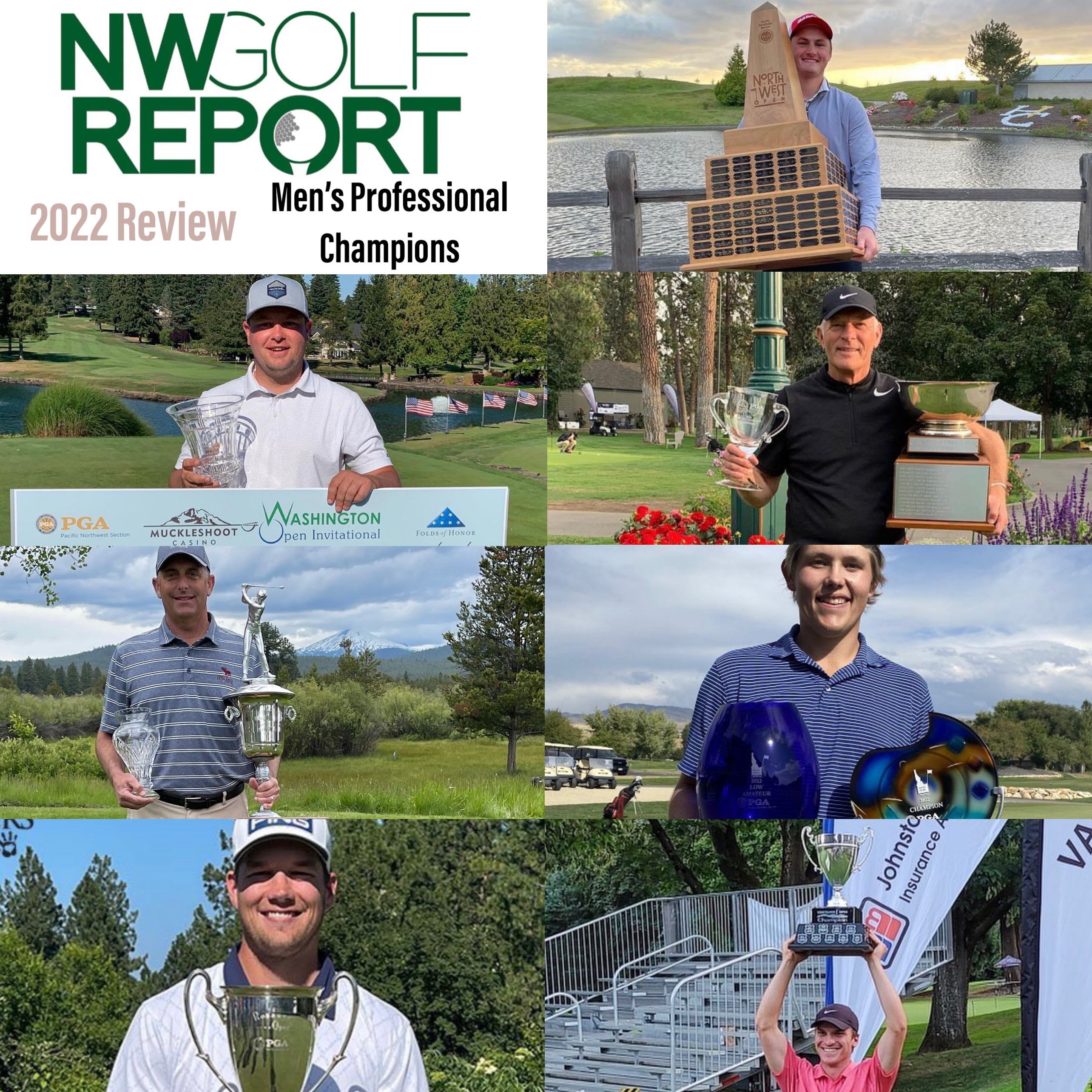 🗓2022 NW Golf Report Review: Men's Professional Champions of the NW ...