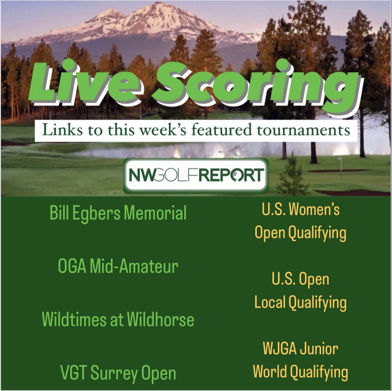 🔗 Leaderboard Links: This Week's Featured Tournaments and Live Scoring ...