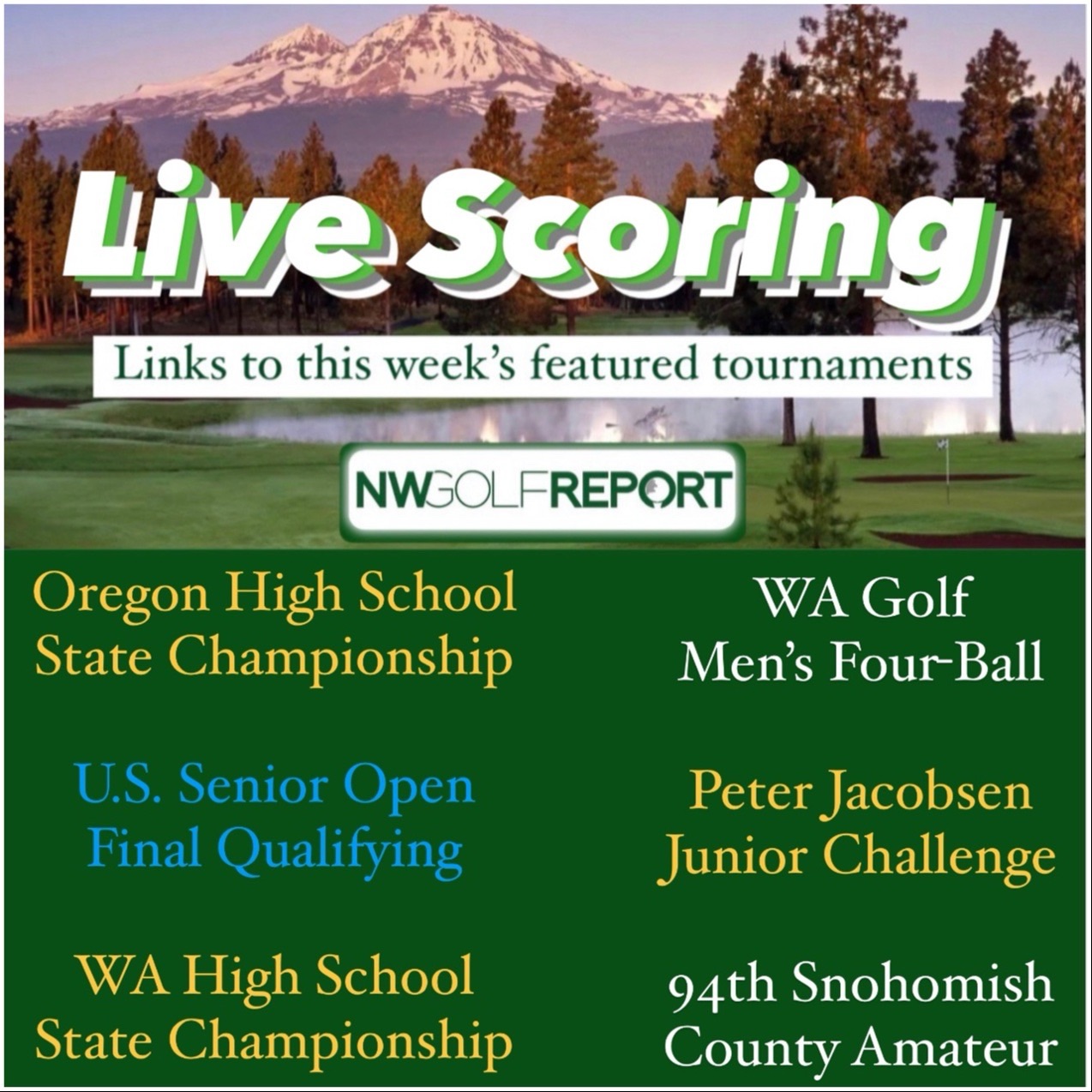 🔗 Leaderboard Links: This Week's Featured Tournaments and Live Scoring ...