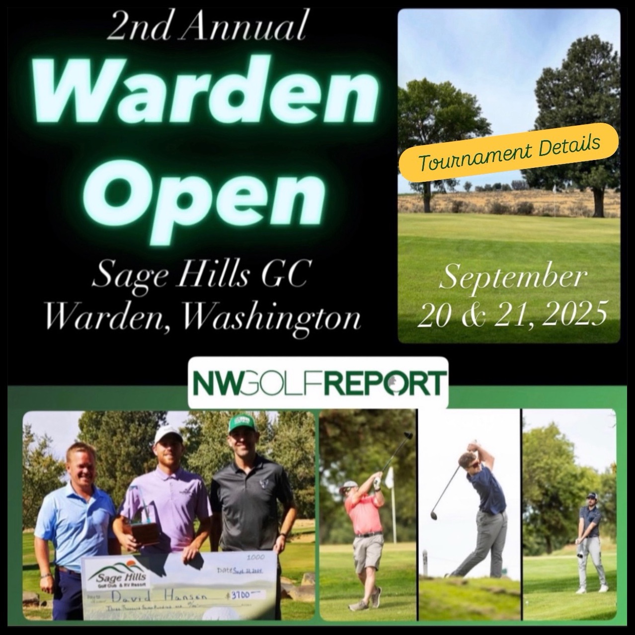 2025 Warden Open - 2nd Annual - September 20 & 21 - Tournament Details ...