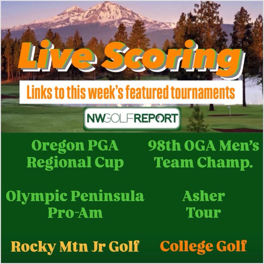 🔗 Leaderboard Links: This Week's Featured Tournaments and Live Scoring ...