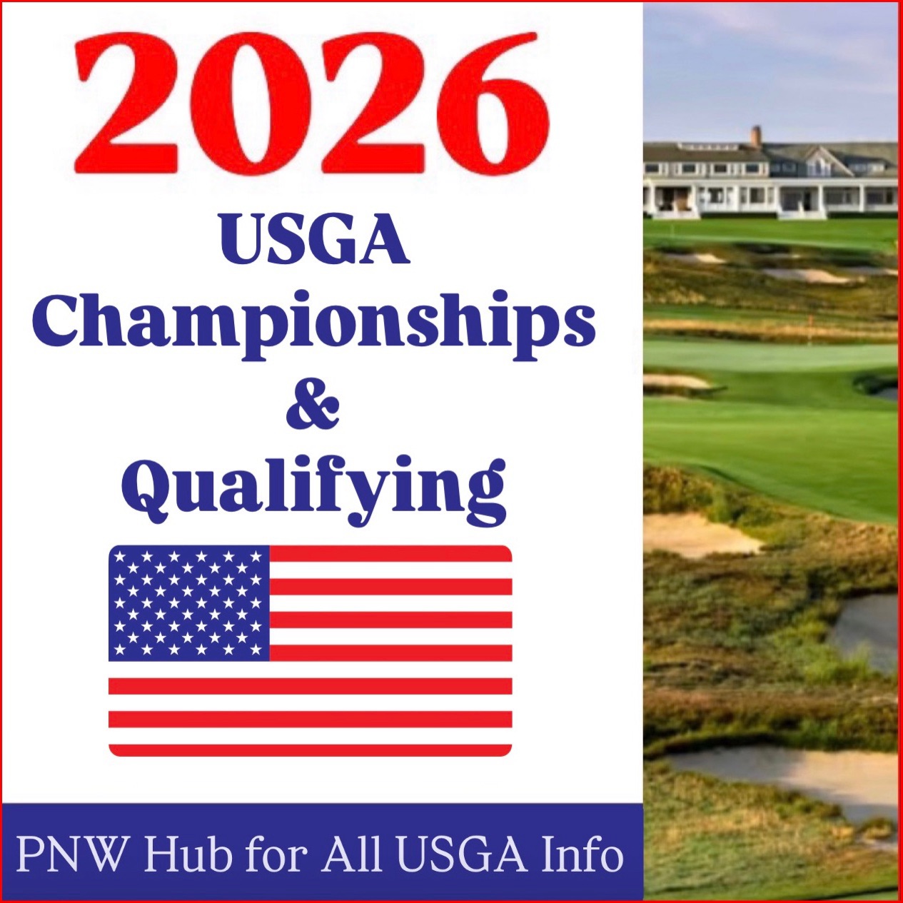 🇺🇸 USGA Championships & Qualifying Locations - 2026 - NW Golf Report